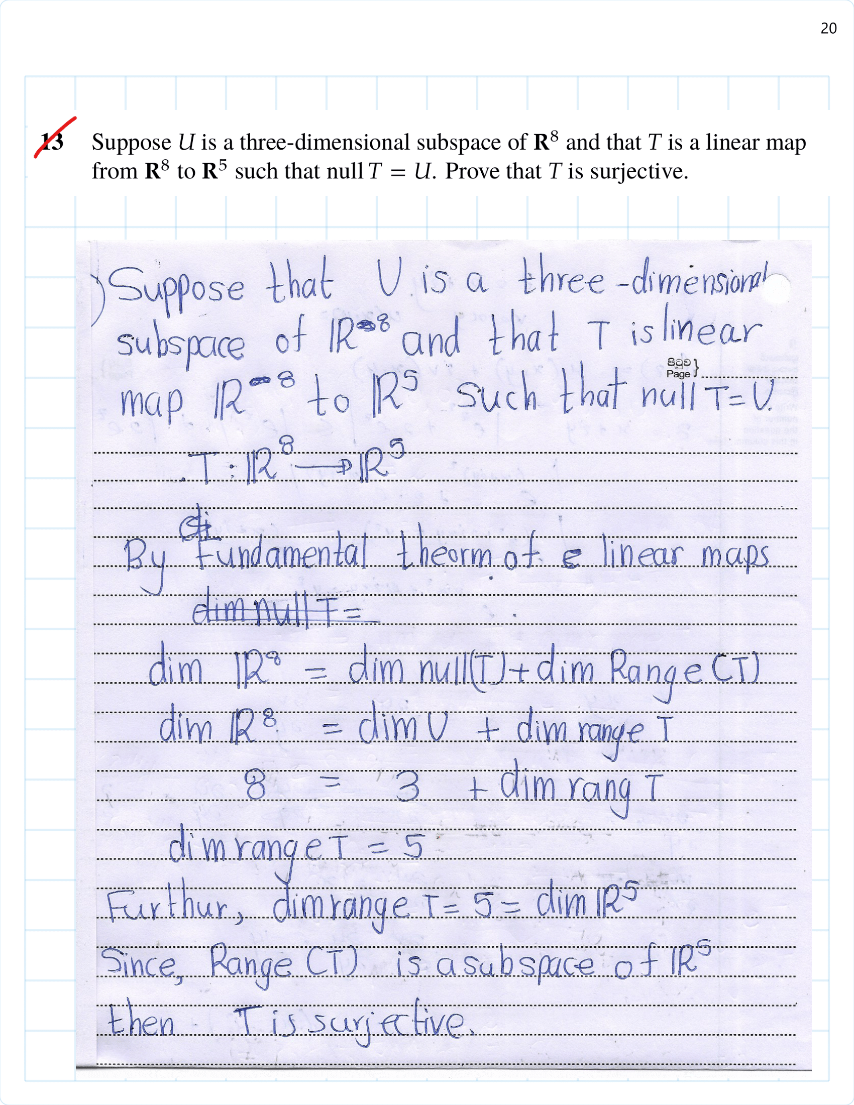 Chapter 4 Linear Maps Exercises | Linear Algebra